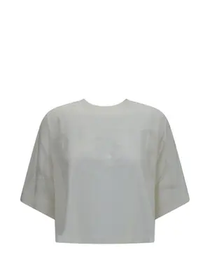 Burberry Logo Cotton T-shirt - White