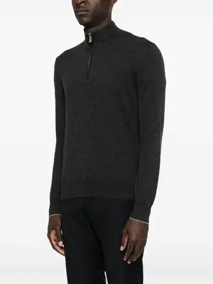 Brunello Cucinelli Cashmere Turtle-neck Sweater - Grey