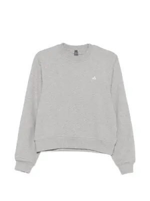 Adidas By Stella McCartney Cotton Crewneck Sweatshirt - Grey
