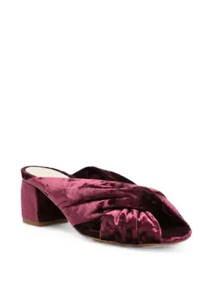 FORTE_FORTE Velvet Heel Sandals