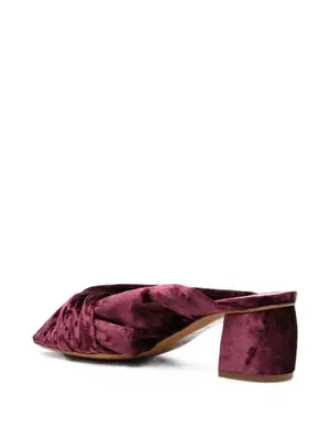 FORTE_FORTE Velvet Heel Sandals