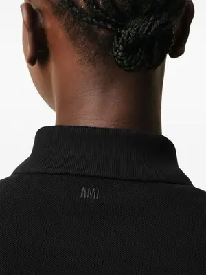 AMI Paris De Coeur Cotton Polo Shirt