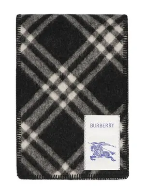 Burberry Check Wool Scarf