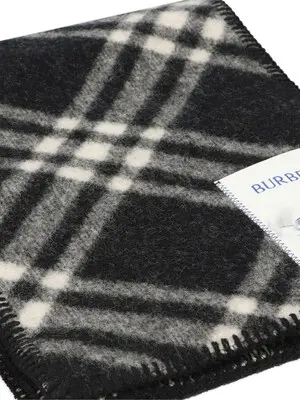 Burberry Check Wool Scarf