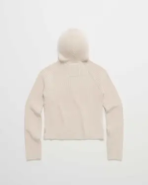ROXY X MADHAPPY Shrunken Ribbed Hoodie