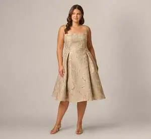 Adrianna Papell Plus Midi Cocktail Dresses