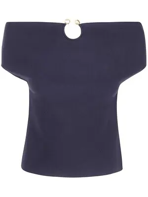 Alberta Ferretti Top Viscose Stretch - Black