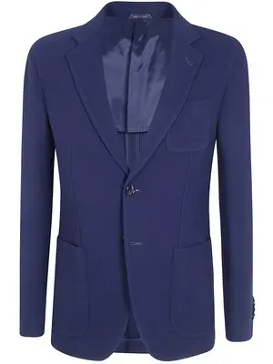Giorgio Armani Jacket Single Breasted "night Sky - Blue