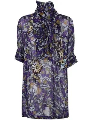 Dries Van Noten Shirt Multicolor "calma - Pink