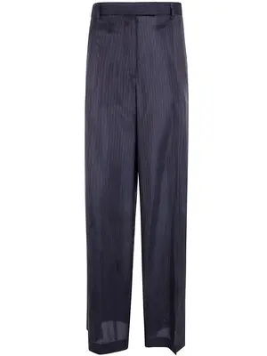 Dries Van Noten Pants Cupro Dark "penn - Brown