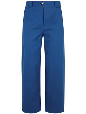 Chloé Pants High Waist "barel - Blue