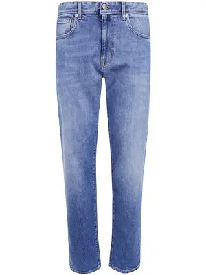 INCOTEX BLUE DIVISION Jeans Straight Fit "br006l.2641c W03a - Blue