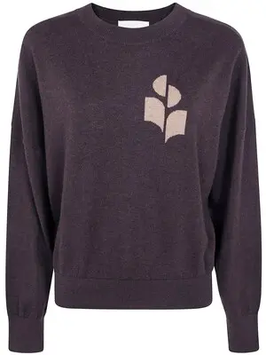 MARANT ETOILE Sweater Roundneck "marisans - Brown