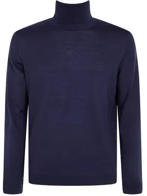 NUUR Sweater Long Sleeves "turtle Neck - Blue