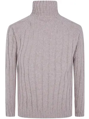 NUUR Sweater Long Sleeves "turtle Neck - Beige