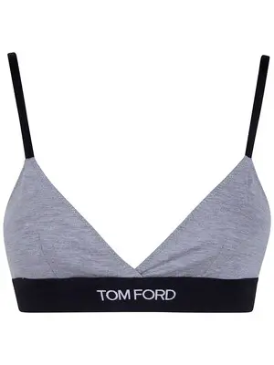 TOM FORD Underwear Modal Bra Top - Gray