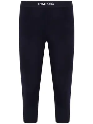 TOM FORD Pants Modal Yoga Trousers - Black
