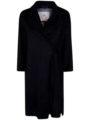 MARIA CALDERARA Coat Faux Suede "w902dk 9 - Black