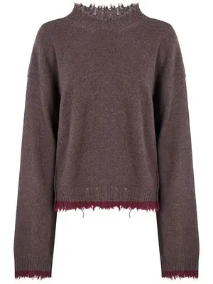UMA WANG Top Long Sleeves "uw067 - Brown