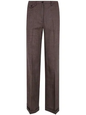 Seventy Pants Classic Wool "wool Classic Trousers - Brown