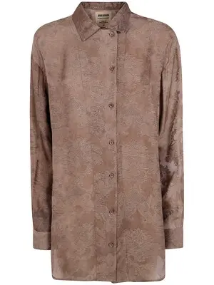 UMA WANG Top Long Sleeve "tyesha - Brown