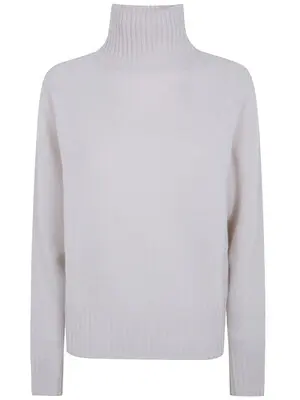 Seventy Sweater Cashmere "cashmere Turtle Neck - White
