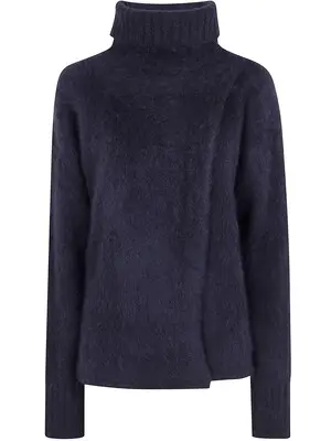 UMA WANG Top High Neck "uw900 - Black
