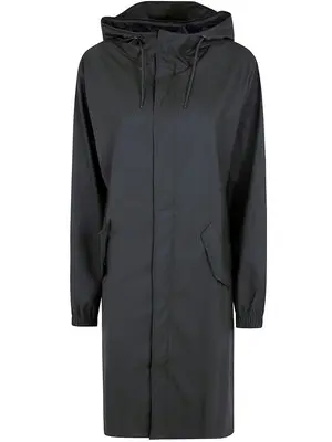 Rains Coat Hooded "fishtail - Green
