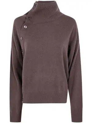 Seventy Sweater Wool Cashmere Blend Turtle Neck - Brown