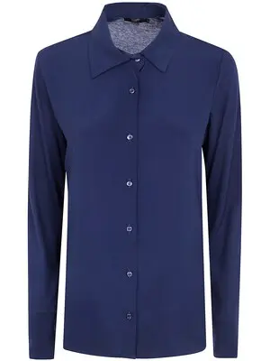 Seventy Shirt Jersey Crepe "mj1929.890180 - Blue