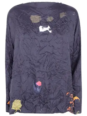 DANIELA GREGIS Silk Shirt With Multicolor Print