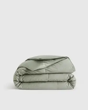 Quince Premium Sateen Down Comforter - Sage