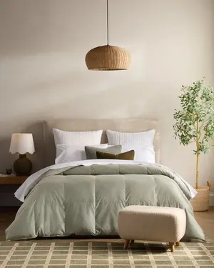 Quince Premium Sateen Down Comforter - Sage