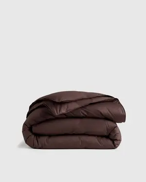 Quince Premium Sateen Down Alternative Comforter - Espresso