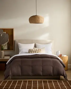 Quince Premium Sateen Down Alternative Comforter - Espresso