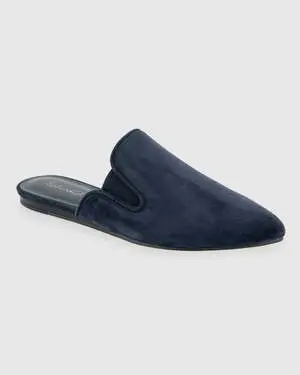 Splendid Liza Suede Mule - Navy