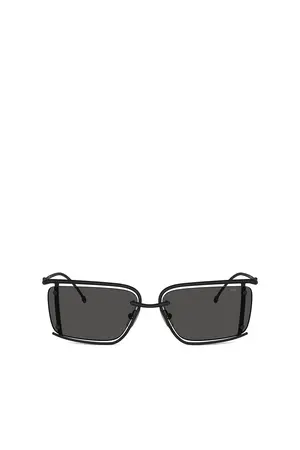 DIESEL® Rectangle Sunglasses With Engraved Details