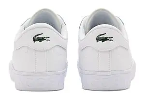 Lacoste Powercourt Graphic Leather Sneakers - White