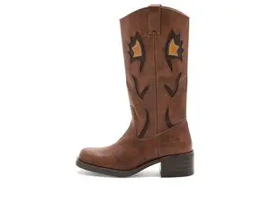 FRYE AND CO. Miranda 10 Flower Boots Whiskey
