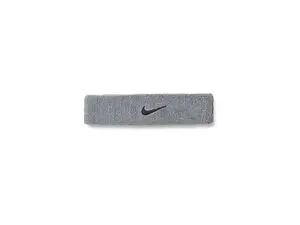 Nike Swoosh Embroidered Headband - Gray