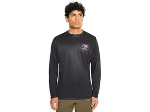 Columbia Pfg Long Sleeve Graphic Performance Shirt - Black