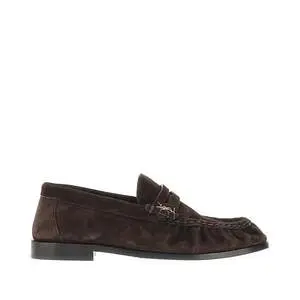 Saint Laurent Le Loafer' Suede Leather Loafers - Brown
