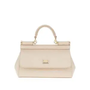 Dolce & Gabbana Dauphine Leather Small 'sicily' Bag - Pink