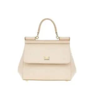 Dolce & Gabbana Dauphine Leather Medium 'sicily' Bag - Pink
