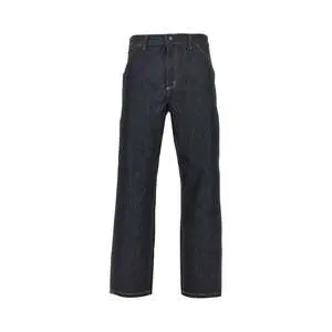 Carhartt Work In Progress Single Knee' Denim Pants - Blue