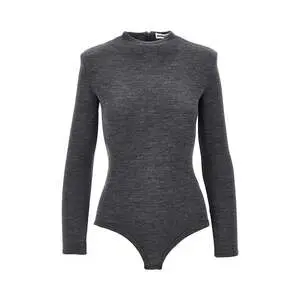 JIL SANDER Wool Jerey Bodyuit