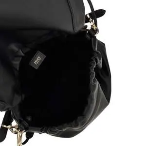 Fendi Baguette Soft Bag In Nappa Leather - Black