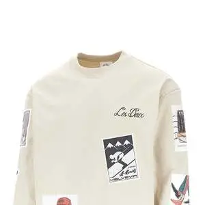 LES DEUX Printed Cotton T-hirt
