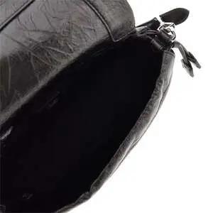 Fendi Baguette Soft Leather Bag - Black