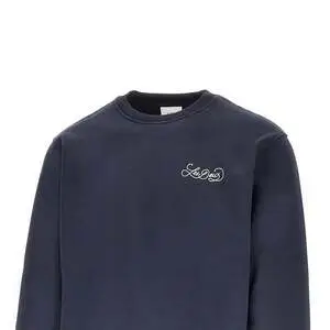LES DEUX Cotton Weathirt With Logo Print